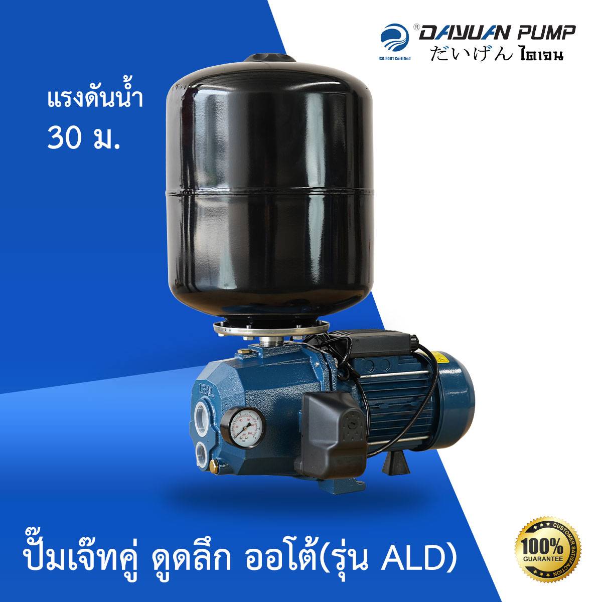 ปั๊มเจ๊ทคู่ ดูดลึก ออโต้(รุ่น ALD) - Thaipinnacle