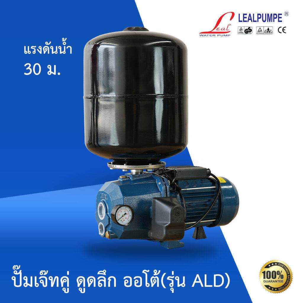 ปั๊มเจ๊ทคู่ ดูดลึก ออโต้ รุ่น ALD - Thaipinnacle