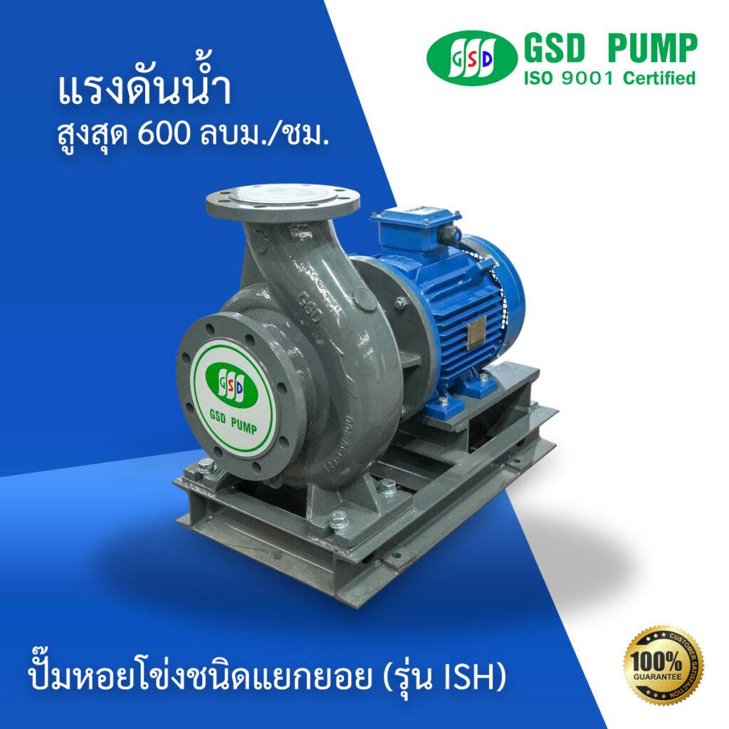 จำหน่าย ปั๊มหอยโข่งชนิดแยกยอย (รุ่น ISH & ISP) ISO2858- ไทยพินนะเคิ้ล (TPE)
